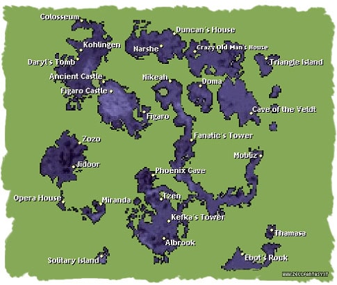 Final Fantasy VI | World Map • Omnia Crystallis